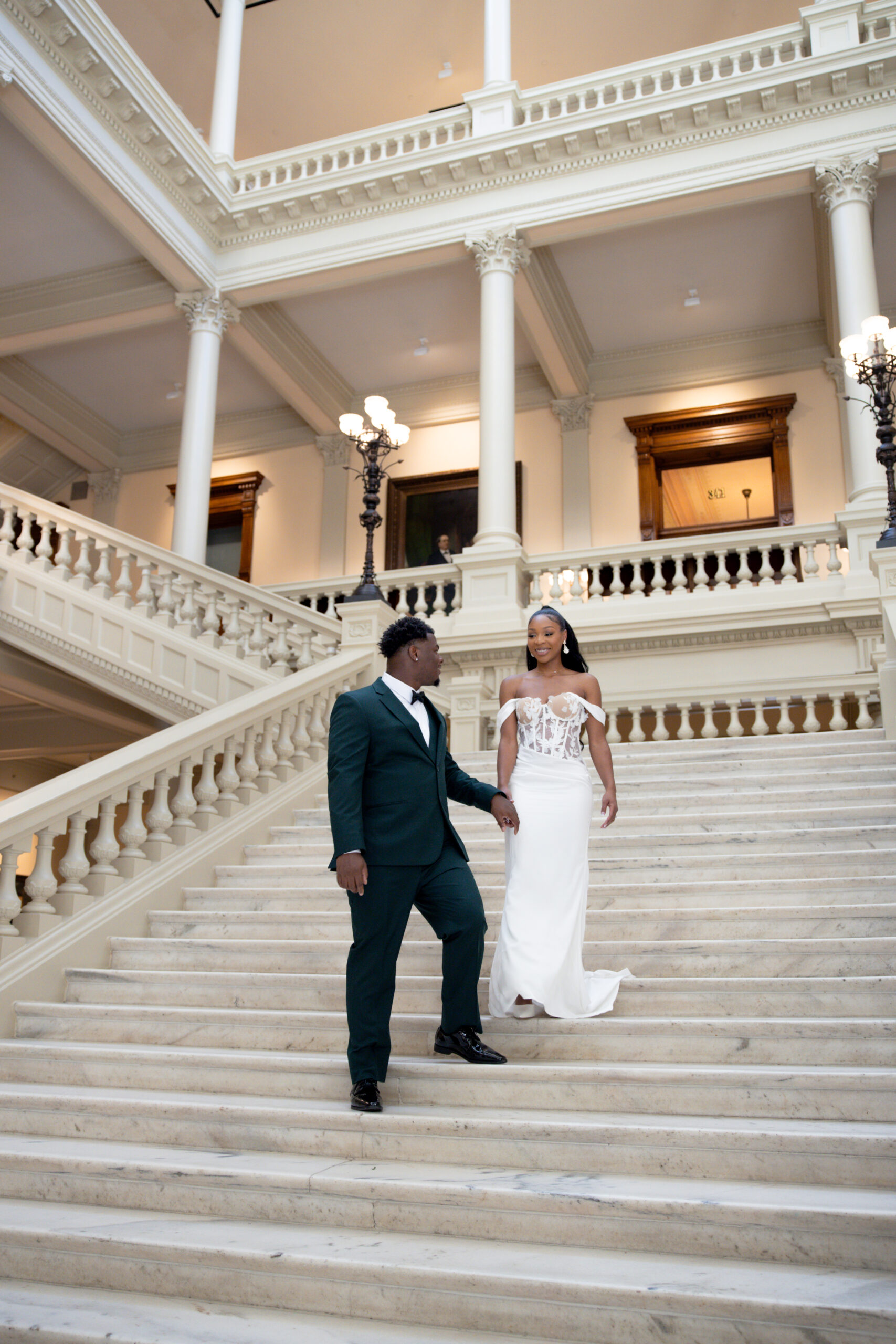 Romantic City Hall Elopement in Atlanta - michellesalazarphoto.com