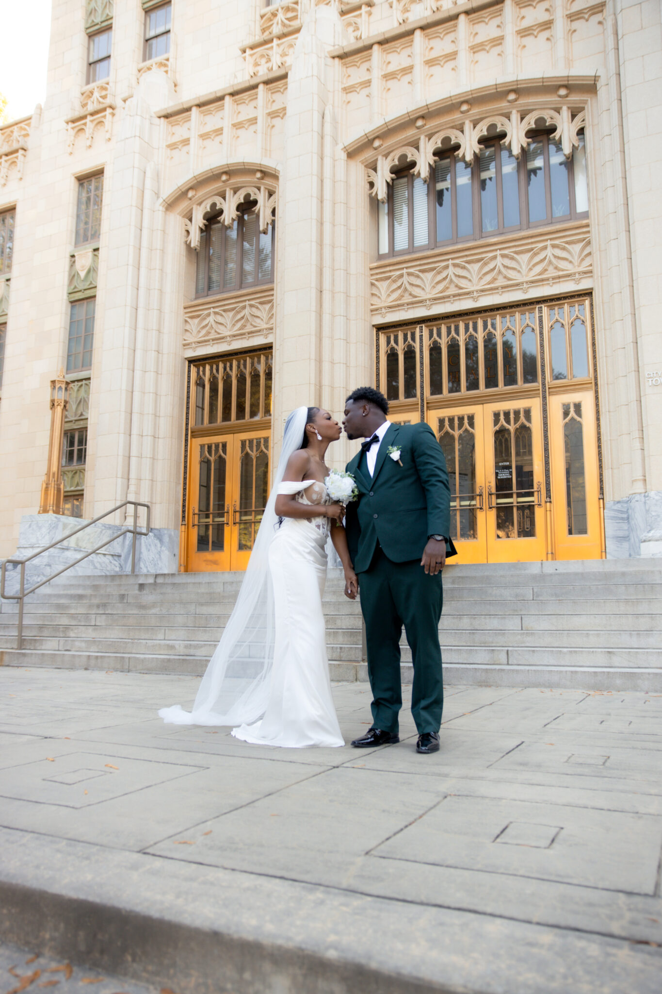 Romantic City Hall Elopement in Atlanta - michellesalazarphoto.com